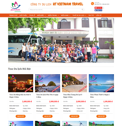 Công ty Du lịch HT Travel VietNam - Mevivu Technology - Dịch vụ thiết ...